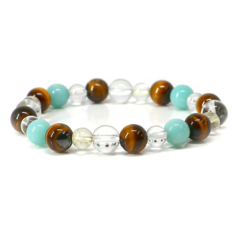 当店オリジナルのアミュレットブレスレットとなります 6mm、8mm玉のカラーストーン組み合わせたブレスレットになります こちらは財運、金運アップなどのパワーストーンを使用したコンビネーションとなります サイズは3サイズご用意しております ◆...