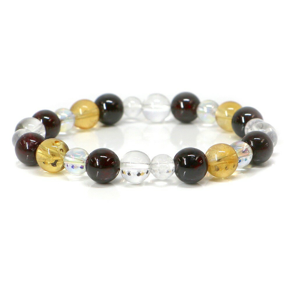 当店オリジナルのアミュレットブレスレットとなります 6mm、8mm玉のカラーストーン組み合わせたブレスレットになります こちらは財運、金運アップなどのパワーストーンを使用したコンビネーションとなります サイズは3サイズご用意しております ◆...
