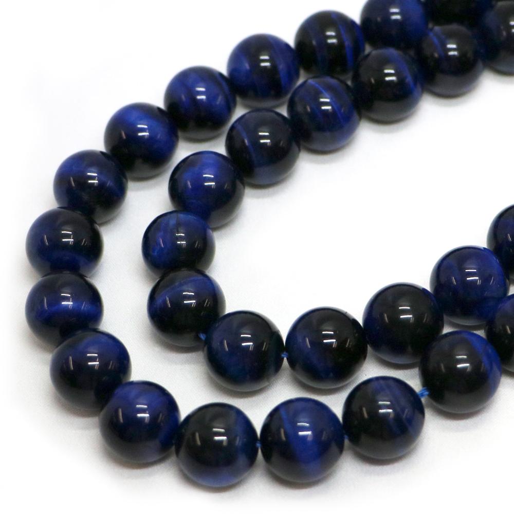【ビーズサイズ】14mm 【形】丸玉 【連の長さ】約38〜40cm ※ビーズサイズは0.5mm前後の誤差がある場合がございます 【商品説明】 パワーストーンの代表格ともいえるタイガーアイとなります 和名では虎目石（とらめいし）といわれます ...