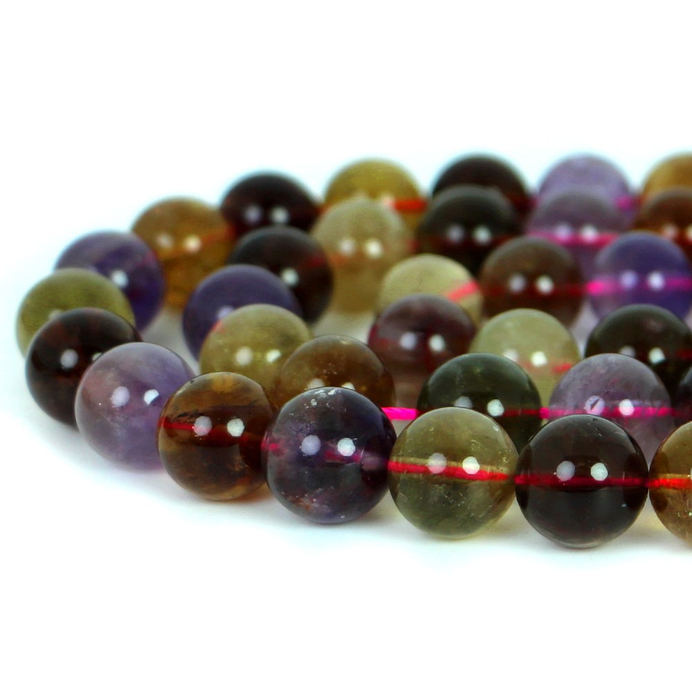 【ビーズサイズ】11〜12mm 【形】丸玉 【連の長さ】約38〜40cm ※ビーズサイズは0.5mm前後の誤差がある場合がございます 【商品説明】 オーラライト23はアメシストやクォーツといった鉱物が23種類も含まれているとされています 一...