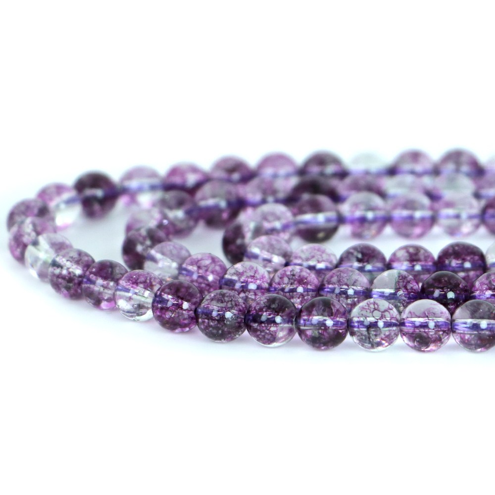 【ビーズサイズ】8mm 【形】丸玉 【連の長さ】約38〜40cm ※ビーズサイズは0.5mm前後の誤差がある場合がございます 【商品説明】 水晶は和名は石英（Quartz、クォーツ）のグループで六角柱の透明度のある結晶のことをいいます 水晶...