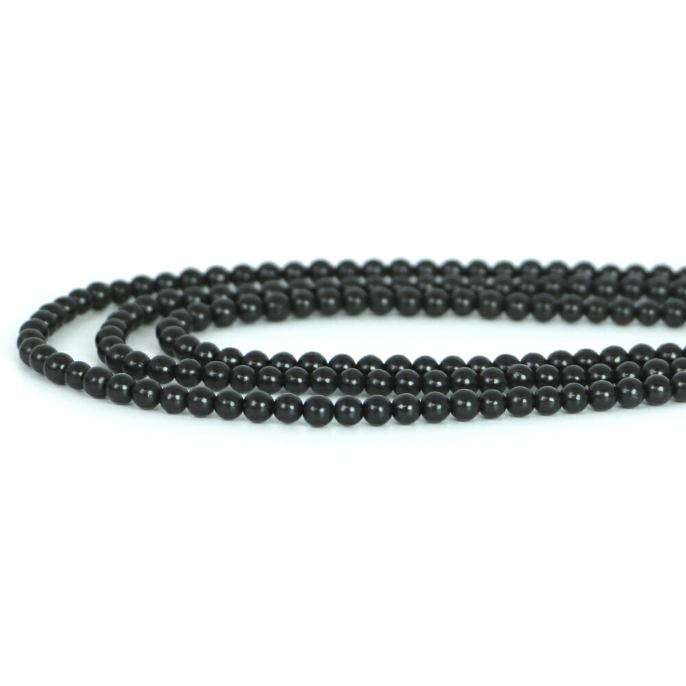 【ビーズサイズ】4mm 【形】丸玉 【連の長さ】約38〜40cm ※ビーズサイズは0.5mm前後の誤差がある場合がございます 【商品説明】 シュンガイトの硬度は低く軟性の鉱物となります 衝撃にも弱いものとなります またビーズ加工されたシュン...