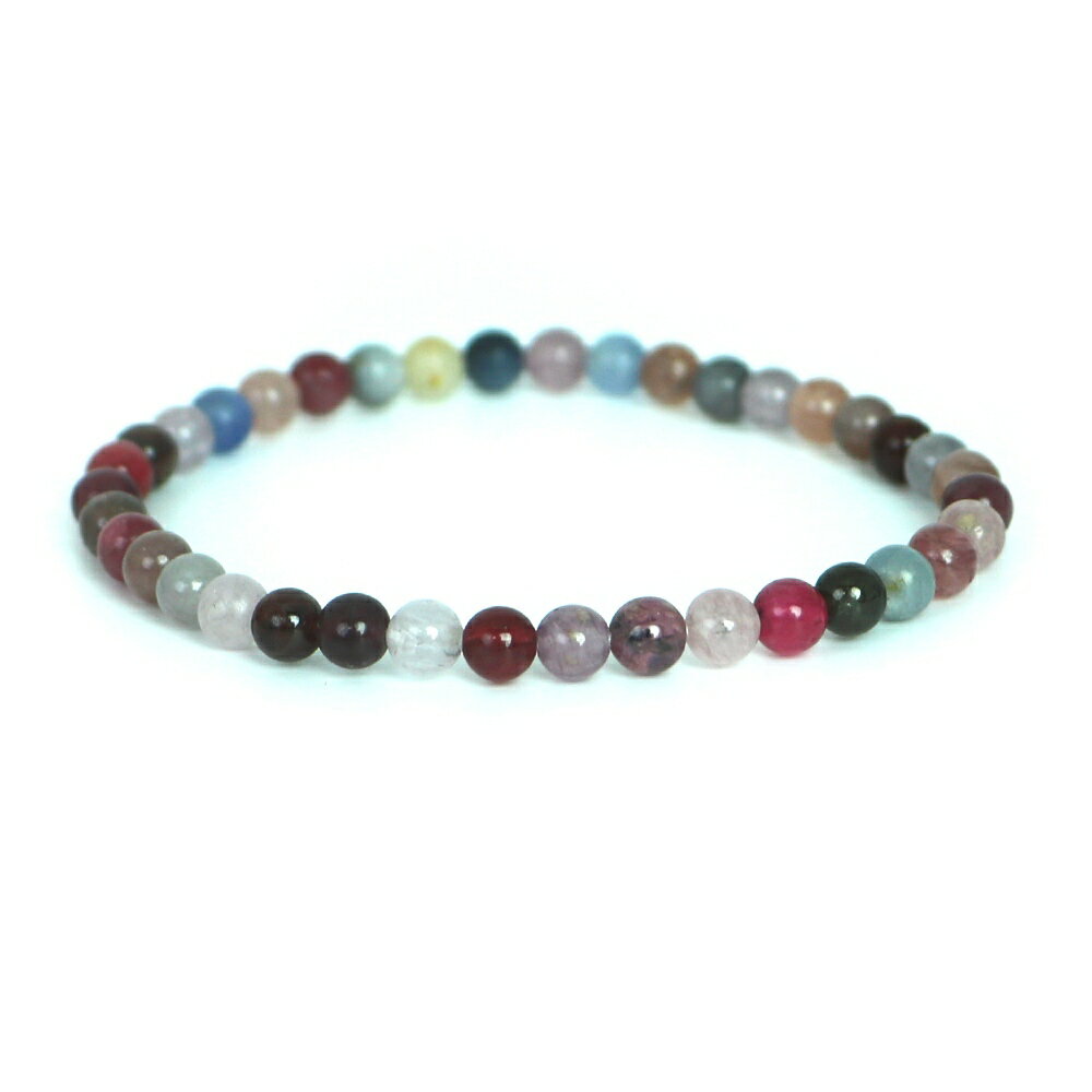 【ビーズサイズ】4mm 【腕回りサイズ】ご自身の腕回りサイズを計測いただき、ブレスレットサイズ（内径）からお選びください ＊ブレスレットサイズ（内径）は腕回りサイズ+1cmがおすすめのサイズとなります 【形】丸玉 ＊ビーズサイズは0.5mm...