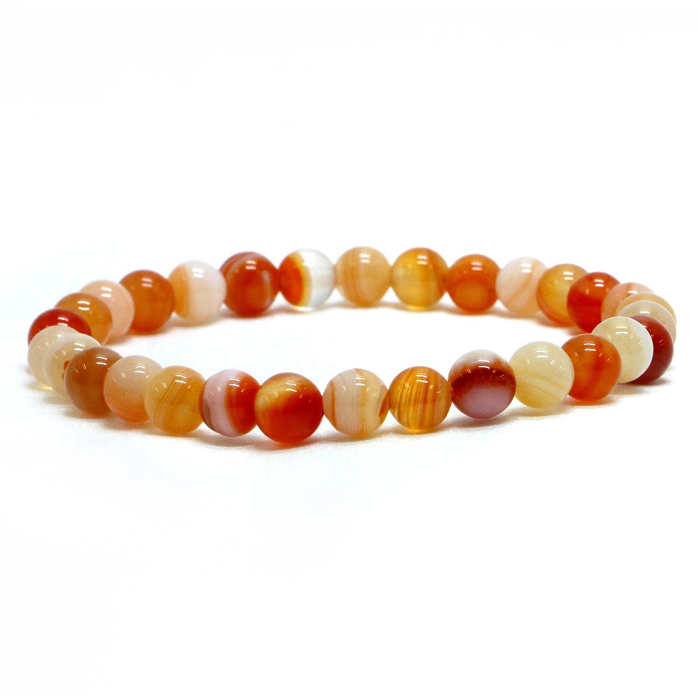 【ビーズサイズ】6mm 【腕回りサイズ】ご自身の腕回りサイズを計測いただき、ブレスレットサイズ（内径）からお選びください ＊ブレスレットサイズ（内径）は腕回りサイズ+1cmがおすすめのサイズとなります 【形】丸玉 ＊ビーズサイズは0.5mm...