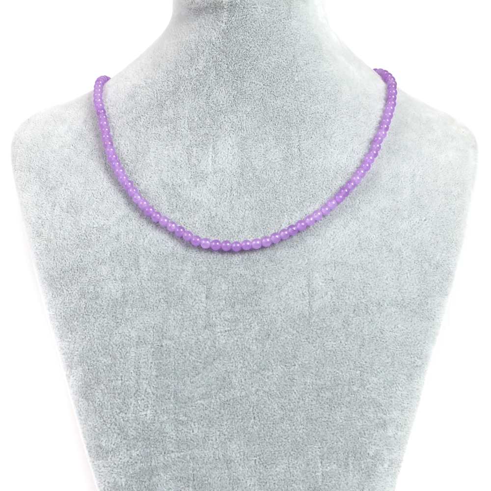 【ビーズサイズ】4mm 【形】丸玉 【全長】約45・50・55cm（ビーズ部分の長さ） ※ビーズサイズは0.5mm前後の誤差がある場合がございます 【マグネットサイズ】6mm ※ネックレスのサイズや磁気の強度のバランス、または在庫の都合など...