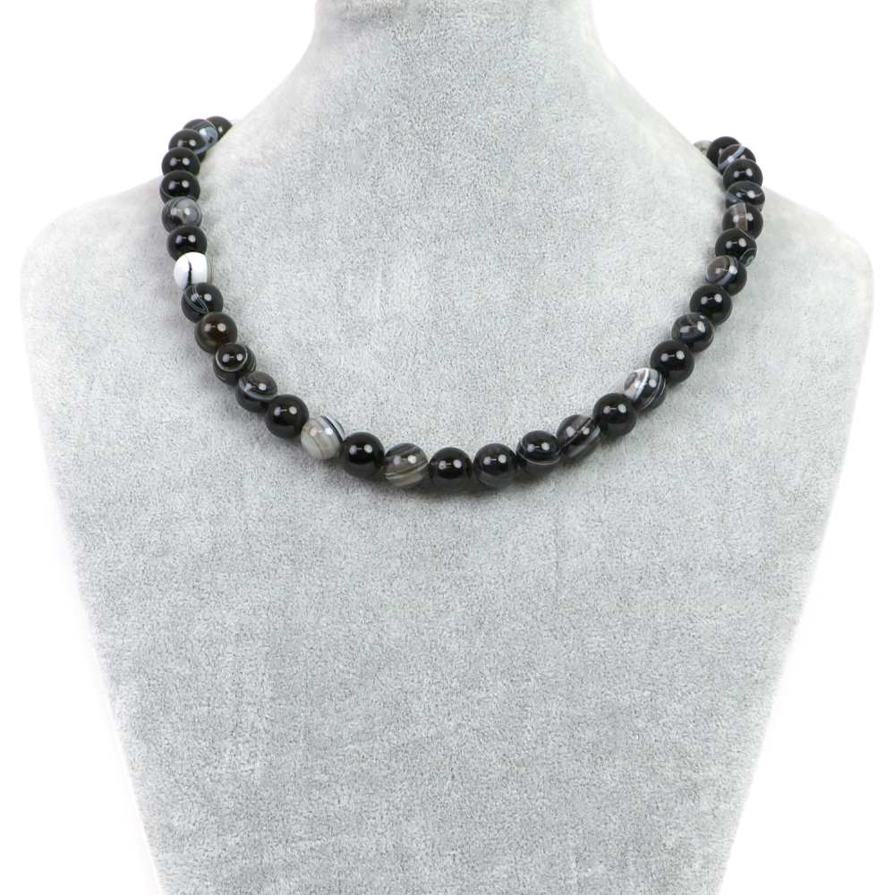 【ビーズサイズ】10mm 【形】丸玉 【全長】約45・50・55cm（ビーズ部分の長さ） ※ビーズサイズは0.5mm前後の誤差がある場合がございます 【マグネットサイズ】8mm ※カニカンへ変更ご希望の場合はセレクトボックスより「カニカンに...