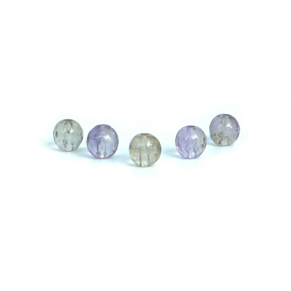 【ビーズサイズ】6mm 【形】カット ※ビーズサイズは0.5mm前後の誤差がある場合がございます 【商品説明】 アメジスト（紫水晶）とシトリン（黄水晶）が混ざりあったバイカラーの水晶で 和名で「紫黄水晶」（しおうすいしょう）と呼びます 主な...