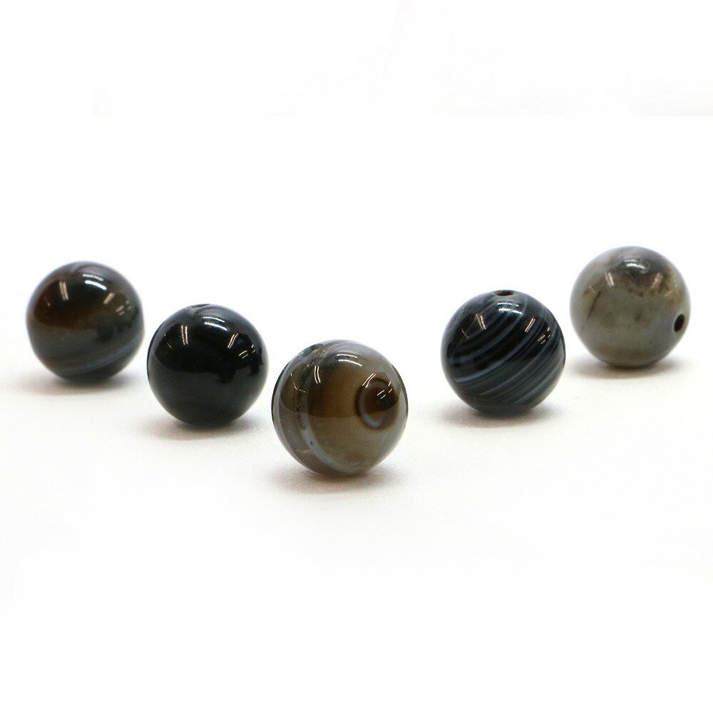 【ビーズサイズ】12mm 【形】丸玉 ※ビーズサイズは0.5mm前後の誤差がある場合がございます 【商品説明】 天眼石（てんがんせき）は瑪瑙、アゲートの一種で丸い目玉模様にトリミングされた部分を使用したものをいいます 天眼石はダライラマ14...