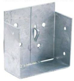 【用途】大引き材の上面を平らにして土台を接合する金物です。【特長】1.土台と取合いに必要な大入れあり掛けや腰掛けの加工が不要ですので、施工性に優れています。2.OJH-90は、2×4工法の土台との取合いに適しています。【注意】付属の釘を使用...