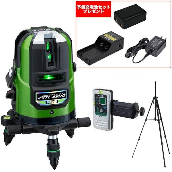 ●光源：可視光半導体レーザー ●波長（レーザー光の色）：515nm（緑色）、地墨650nm（赤色） ●光出力：1mW以下 ●レーザークラス2（JIS C 6802：2014） ●精度：±1mm/10m ●直角精度：90°±0.012° ●ラ...