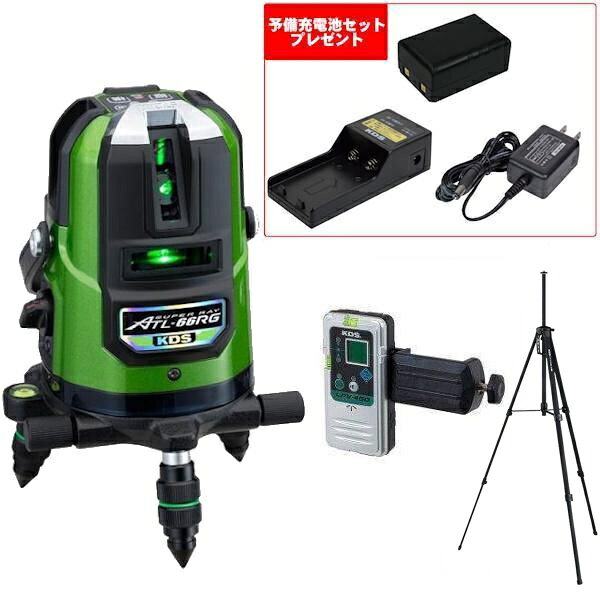 ●光源：可視光半導体レーザー ●波長（レーザー光の色）：515nm（緑色）、地墨650nm（赤色） ●光出力：1mW以下 ●レーザークラス2（JIS C 6802：2014） ●精度：±1mm/10m ●直角精度：90°±0.012° ●ラ...