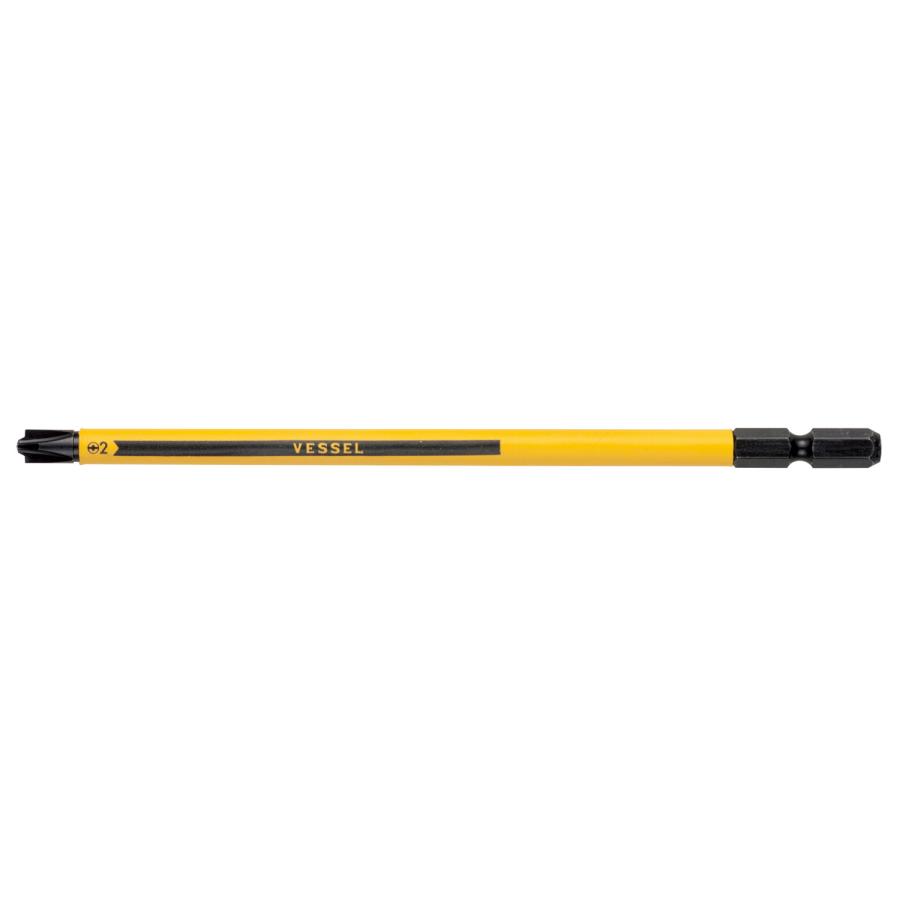 ●プラスマイナスネジ専用のビット。 ●ショート事故防止のチューブ付き。 [仕様] 刃先区分：PS 刃先サイズ：PS2 丸軸径：5.5 x 6mm 本体全長：150mm 本体重量：30g