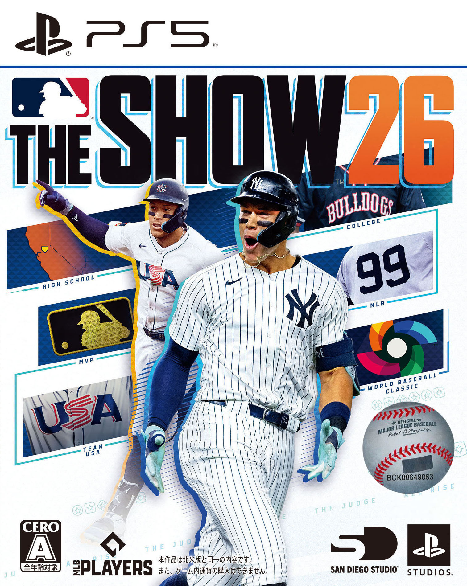 タイトル MLB　The　Show　26（英語版） &nbsp; エムエルビーザショウニジュウロクエイゴバン ジャンル スポーツ/野球 機種 プレイステーション5 発売日 2026/03/17発売 規格番号 ECJS-00052 JAN 4...