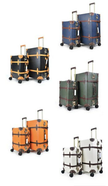 高級感あるトランクのキャリーケースです☆ 本格派志向の方におすすめのデザインです しっかりとした作りとデザインに惚れ惚れすること間違いなしです(^_-)-☆ ◇目を惹くバイカラーがおしゃれなキャリーケース。カラフルなカラー ◇ダイヤルロック...