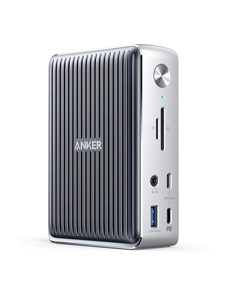 商品情報 商品の説明 13のポートをひとつに：2つのThunderbolt 3 USB-Cポート、2つのUSB-Cポート、4つのUSB-Aポート、HDMIポート、イーサネットポート、microSD＆SDカードスロット、3.5mmオーディオジ...