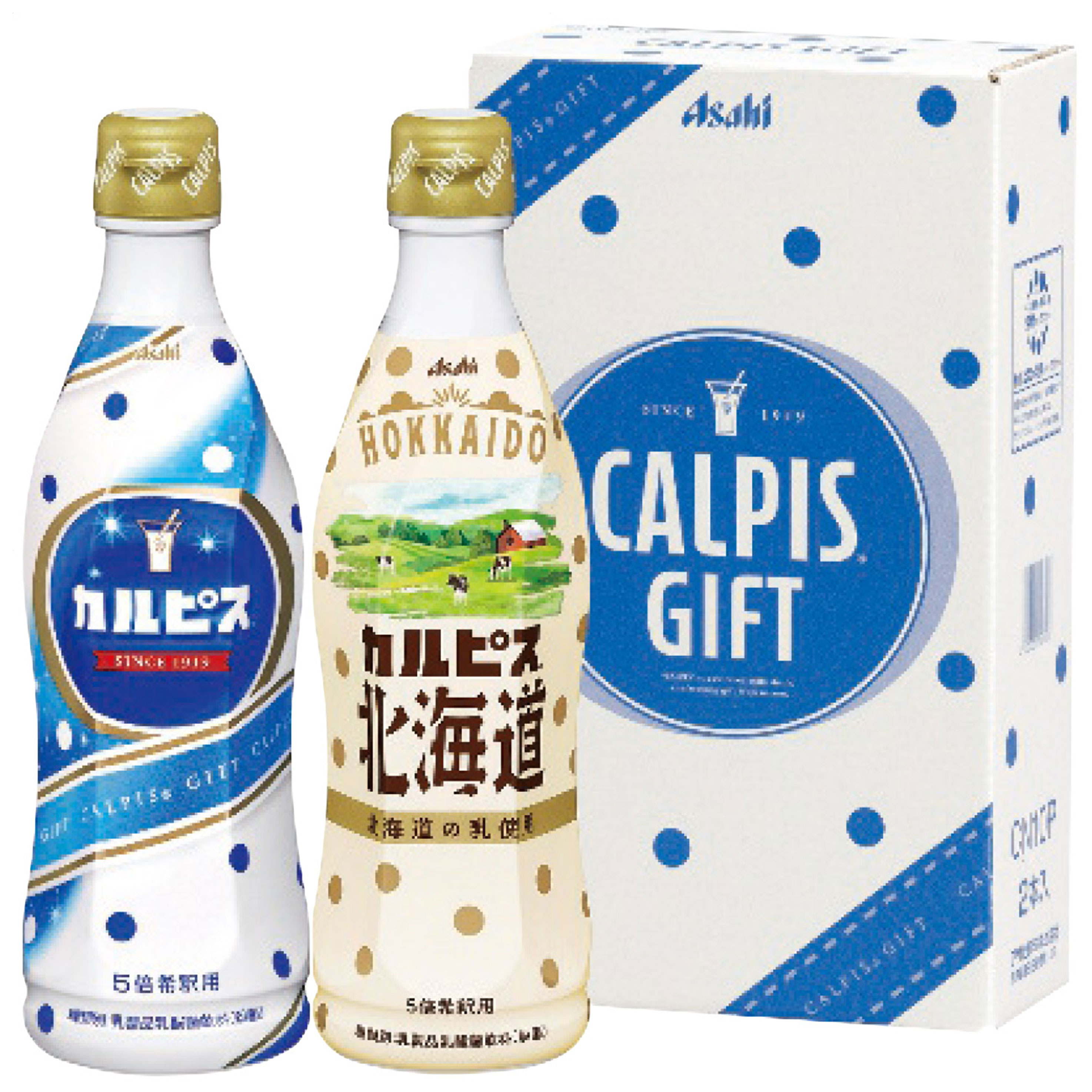生乳と乳酸菌がつくりだしたさわやかな味わい。 おなじみの「カルピス」に、北海道産生乳を使用したギフト限定の「カルピス北海道」をアソートしたギフトセットです。 商品名カルピス カルピスギフト CN10P 内容量 ・カルピス ・カルピス北海道 ...