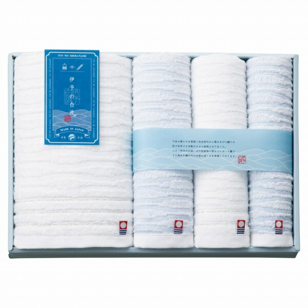 商品仕様 箱サイズ約35×24.5×5cm内容●商品:バスタオル（約60×110cm）・ウォッシュタオル（約33×35cm）各1、フェイスタオル（約33×75cm）×2 ●材質:綿100% ●日本製用途香典返し　満中陰志　粗供養など※メーカ...