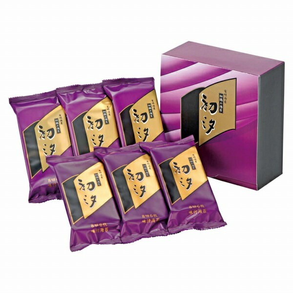 商品仕様 箱サイズ約15.5×15×6.5cm内容●セット内容:（8切6枚）×6 ●加工地:日本（乾海苔/国内産）【小麦・エビ】用途香典返し　満中陰志　粗供養など※メーカー希望小売価格はメーカーカタログに基づいて掲載しています