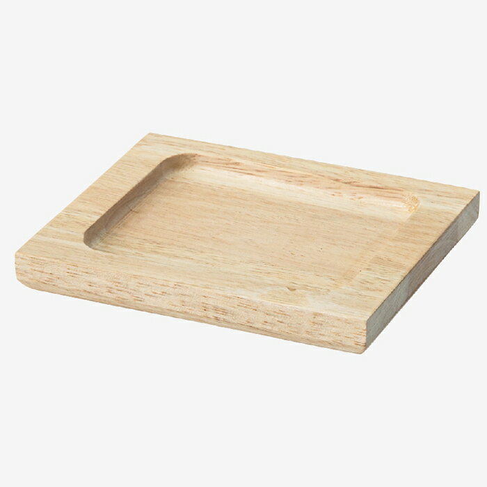 1枚の仕様 商品サイズ／W12×D10×H1.5cm 商品重量／90g 材質／木（ゴムの木） 加工地／波佐見 ※仕上げ塗装無し・経年変化が現れます。 ポットや急須・卓上小物などの敷台やオーブンウェアの敷台に・・・