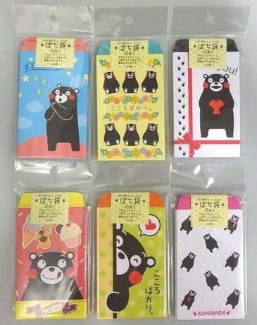 サイズ：約110×70mm内容量1個当たり：ぽち袋15枚　シール15枚