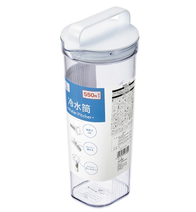 105×116×274mm　容量：1.2L本体：AS樹脂　フタ：ポリプロピレン　パッキン：シリコーンゴム