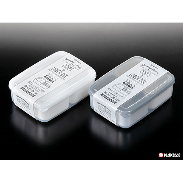 10個セットサイズ：約146×106×48mm　容量550ml　仕切りカップ2個　容量：220ml材質：本体・仕切りカップ/ポリプロピレン　フタ/ポリエチレン
