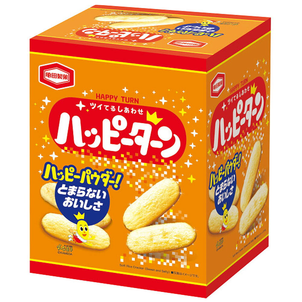 ★商品番号⇒21s0636-069●箱サイズ：約18×24×14.8（cm）/重さ：522g●化粧箱入●ハッピーターン324g●イベントや景品で喜ばれる食品は定番商品●加工地：日本●宅配冷蔵区分：常温●賞味期間：150日