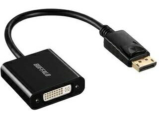 商品説明■DisplayPortーDVI変換アダプター　DisplayPortを搭載したパソコンとDVI端子を搭載したディスプレイやプロジェクターを接続するための変換アダプターです。パソコンのポートが変わっても、これまで使用していたDVI端...