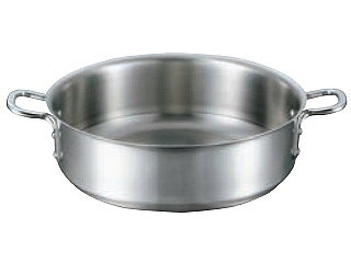商品説明●電磁調理器は勿論、あらゆる熱源に適合。●優れた熱伝導、熱効率はまさにプロ向け。●軽量化で作業性も抜群●作業性を考えた大きめのハンドルでキッチンミトンをしたままでも握り易い大きめのハンドルです。商品詳細外寸外径：415mm、底径：3...