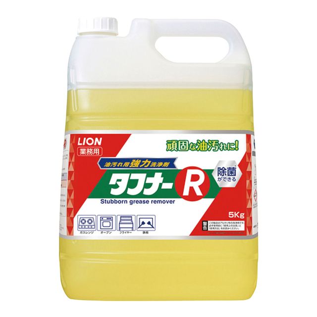 商品説明●アルカリ性・無リン・液体●使用濃度は原液〜20倍●厨房内の頑固な汚れを分析し、専用商品として開発した高性能洗浄剤でグリドル、フライヤー、オーブン等こびり付いた油や汚れの洗浄にお使いください。高温でもOK！●室温から高温まで力を発揮...