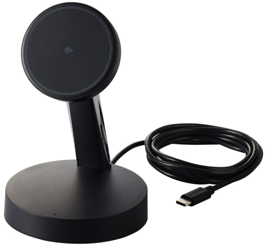 商品説明■マグネットで固定するだけでQi2対応スマートフォンを高速充電できる、Qi2規格ワイヤレス充電スタンドです。最大出力15WでiPhoneを充電できます。■対応機種：Qi2(MPP)15W規格のワイヤレス充電に対応した機器■入力：最大...