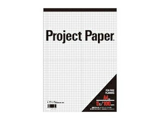 商品説明●規格：A4判タテ型●罫種類：5mm方眼●中紙枚数：100枚●外寸：縦297×横210mm●材質：無塩素漂白紙商品詳細品番PPA45S入数1冊PPA45S5MM 類似商品はこちらOkina/オキナ プロジェクトペーパーA5 341円...