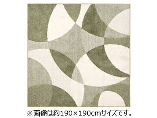 商品説明サイズ(cm)：190×190　厚み(mm）：15素材：表面：ポリプロピレン50％、ポリエステル50％ 裏面：不織布貼り（70g/平方メートル）機能：防ダニ・抗菌・抗ウィルス・アレル物質低減・消臭（4大悪臭）・防臭洗濯：洗濯機不可す...