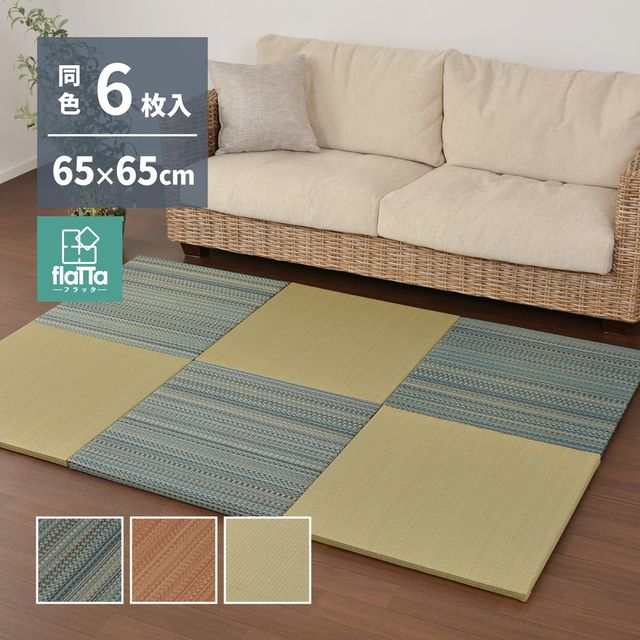 商品説明サイズ(cm)：65×65×2.5　厚み(mm）：25素材：表面：い草100％ 中材：ポリエチレン・ポリスチレン 裏面：不織布（滑りにくい加工付 裏面5カ所）機能：抗カビ・消臭洗濯：洗濯機不可すべり止め：ありホットカ−ペット床暖房：...