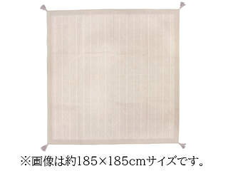 商品説明サイズ(cm)：90×185　厚み(mm）：5素材：表面：綿100％ 中材：ウレタンフォーム3mm 裏面：不織布（すべり止め付き）機能：-洗濯：ウォッシャブルすべり止め：ありホットカ−ペット床暖房：対応原産国：インドさらっとした踏み...