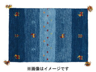 商品説明サイズ(cm)：60×90　厚み(mm）：20素材：パイル部：ウ−ル100％機能：-洗濯：洗濯機不可すべり止め：なしホットカ−ペット床暖房：対応原産国：インドインドの職人が一枚ずつ丁寧に手織りした、ウール100％のギャッベマット。手...