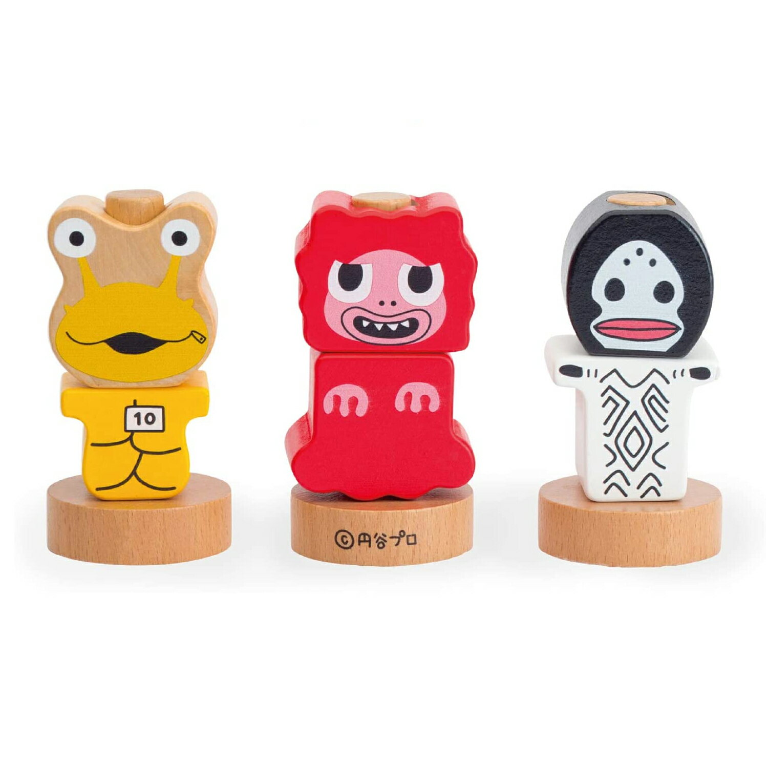 ○セット内容：カネちゃん×1、 ピグちゃん×1、 ダダちゃん×1、 遊び方紹介シート×1○素材：天然木、紙○対象年齢：1.5歳から○日本玩具協会STマーク取得○生産国：中国○WOODY PUDDY（ウッディプッディ）※店舗、その他のネット販...