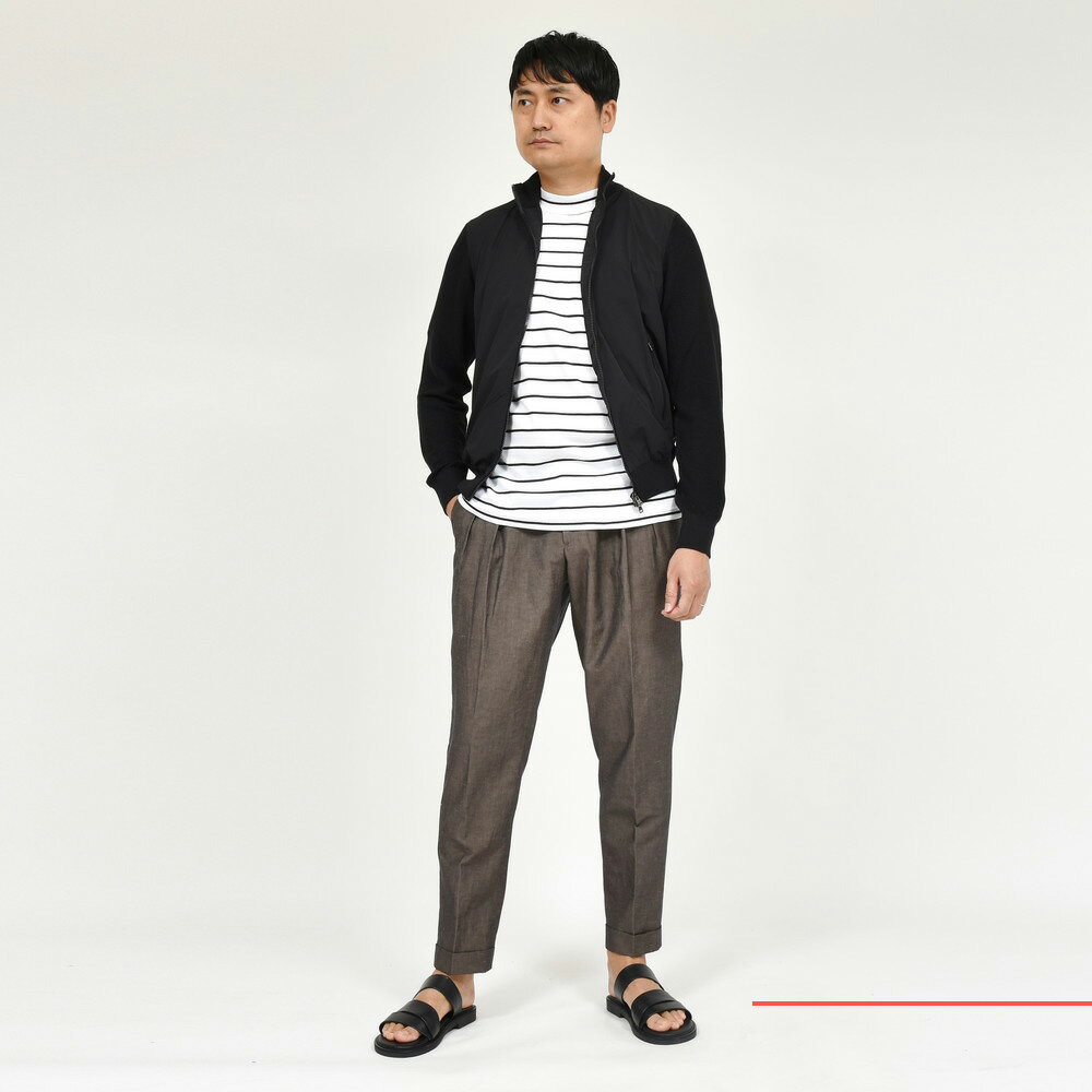HERNO(ヘルノ)ストレッチナイロン×ワッフルニットハイブリッド HERNO(ヘルノ)ストレッチナイロン×ワッフルニットハイブリッド