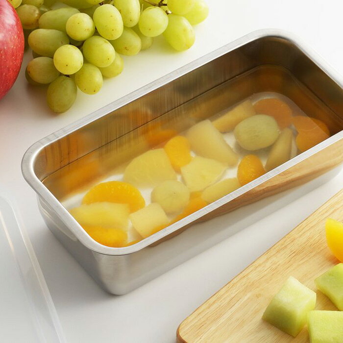 商品説明商品詳細積み重ねてスッキリ収納！下ごしらえ、常備菜の保存にぴったりな保存容器。高品質な18-8ステンレスを使用しており、傷や汚れが付きにくいので、清潔に使っていただけます。プラスチック容器だと食品の匂いが残ってしまうような、らっきょ...