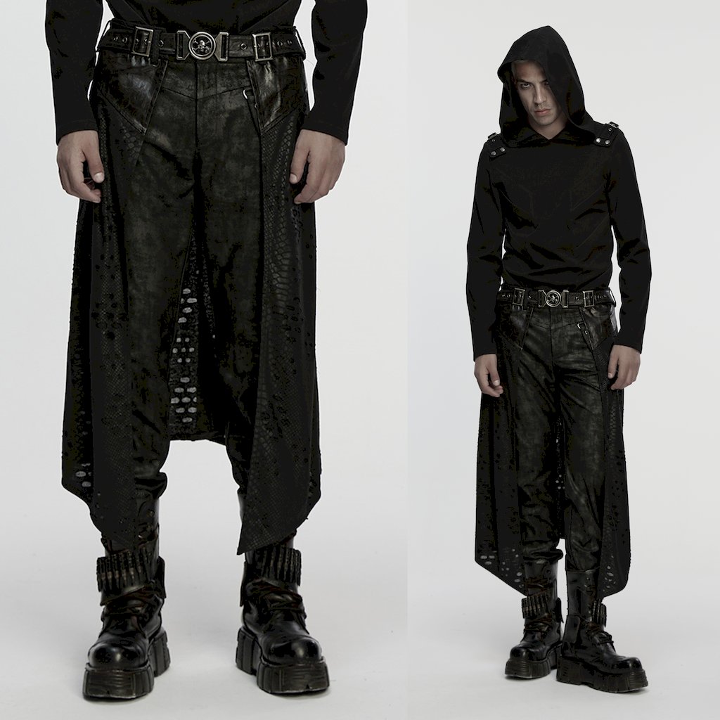 商品番号：SX656-B サイズ (単位：CM) 2. ウエスト 1.着丈 ベルトの長さ M.M 80 71 70 M.XL 90 73 80 M.3XL 100 75 90 　シルエット　　　 　タイト 〇-〇-〇-● ルーズ　 　生地の...