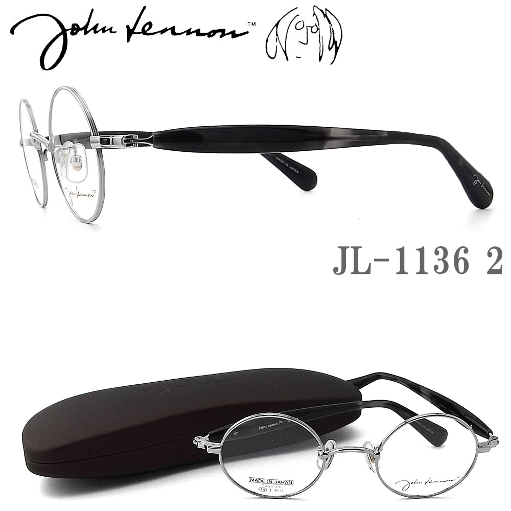 商品カテゴリー：メガネ ■ブランド JOHN LENNON ジョンレノン ■型番 JL-1136 2 ■性別 ユニセックス：男性・女性 ■サイズ [A]レンズの横幅：約44ミリ [B]レンズの縦幅：約41.0ミリ [C]鼻幅：約22ミリ [...