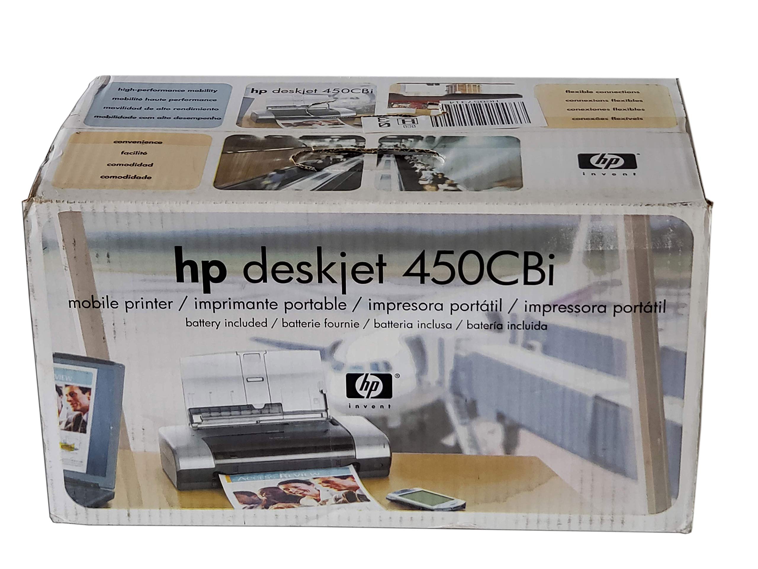HP Deskjet 450CBi - プリンター - カラー - インクジェット - リーガル A4 - 1200 dpi x 1200 dpi - 最大9 ppm (モノラル) / 最大8 pp