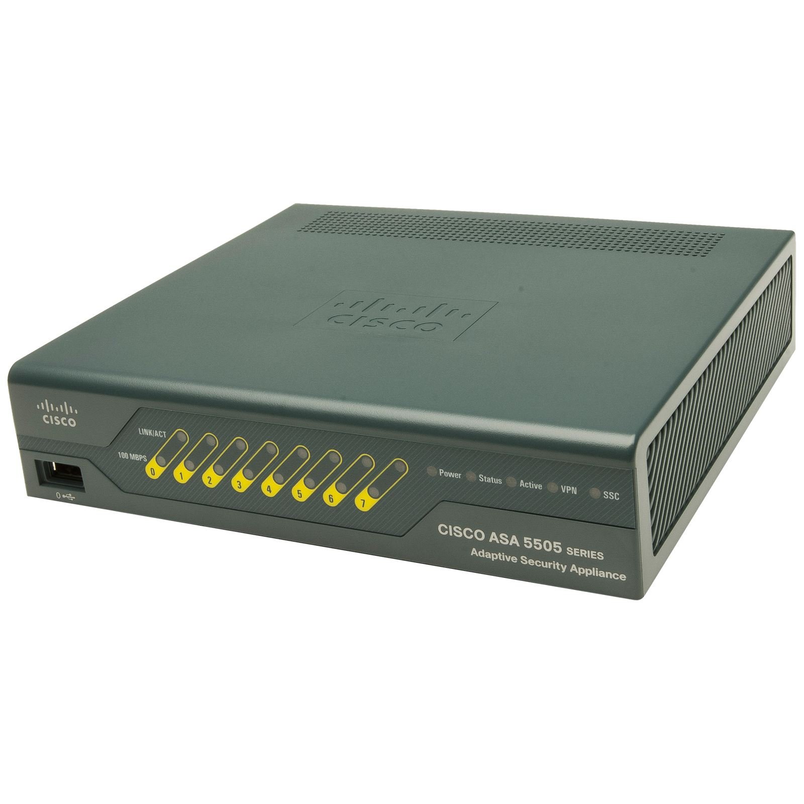 CISCO 【SmartFound/SMARTnet別途必須】ASA 5505 Sec Plus Appliance with SW. UL Users. ASA5505-SEC-BUN-K9