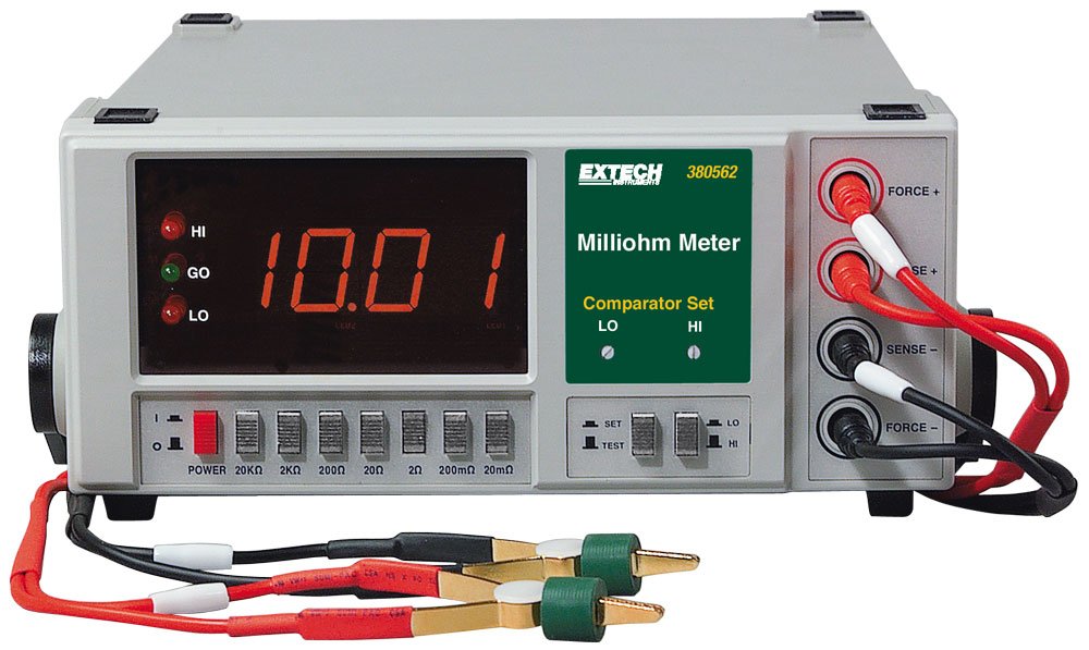 Extech Instruments Milliohm Meter with Nist