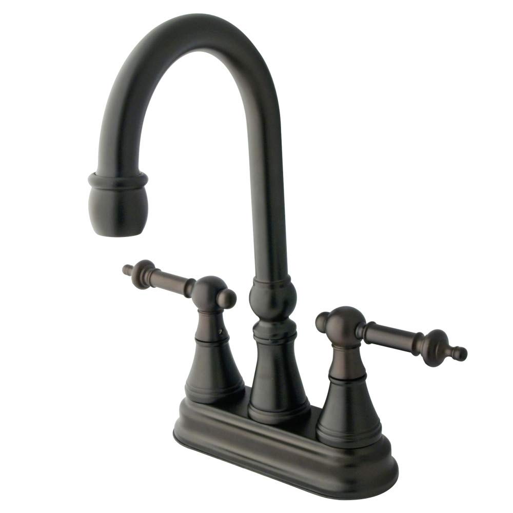 Kingston Brass KS2495TL Tuscany Bar Faucet Oil Rubbed Bronze