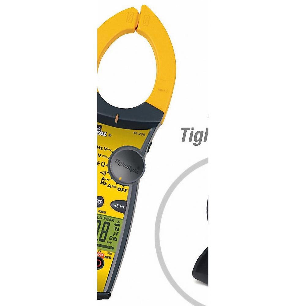 IDEAL INDUSTRIES INC. 61-775 1000アンペア タイトサイト クランプメーター AC/DC TRMS付き True RMS電流と電圧 CATIII 1000V用 CATIV