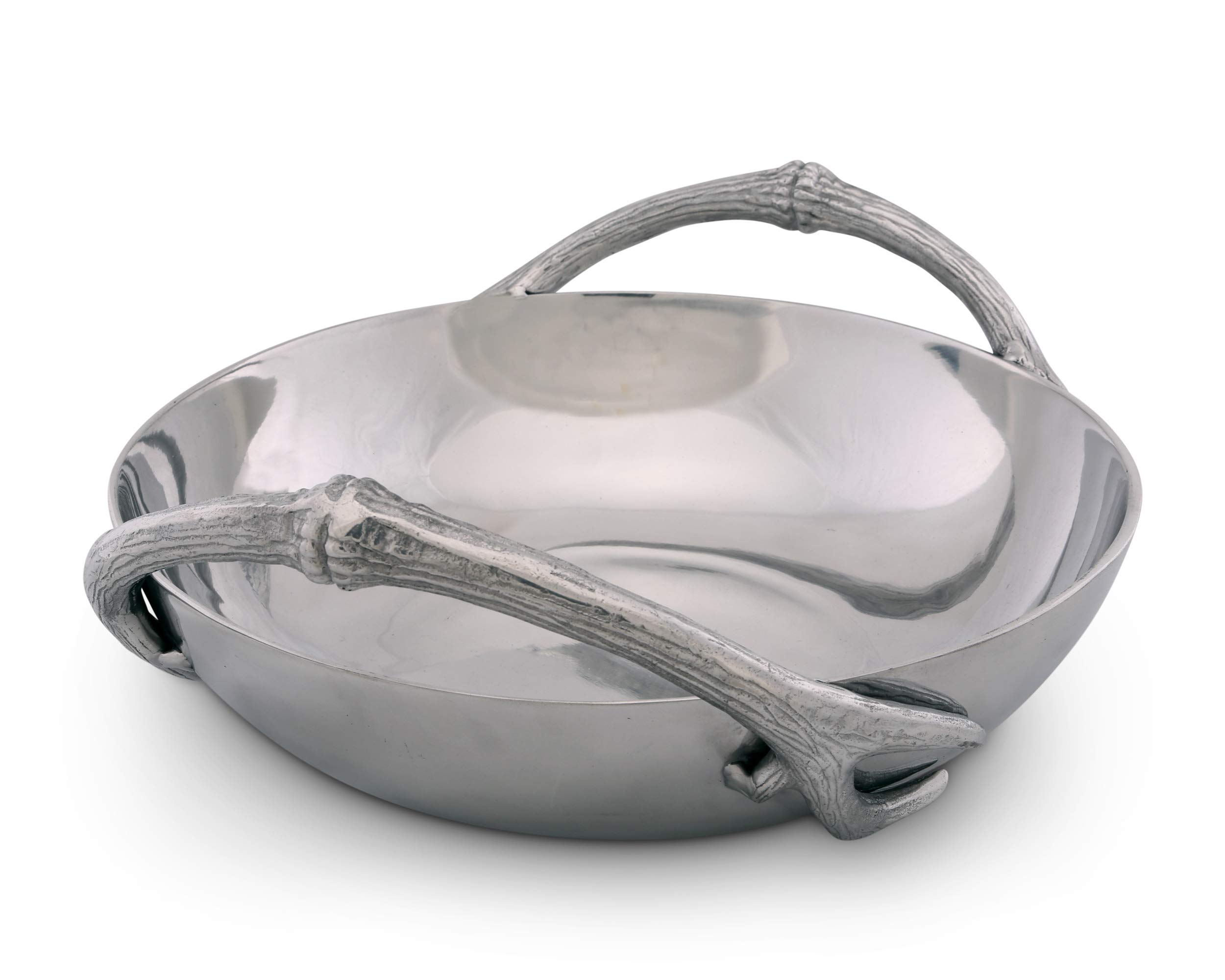 アーサー・裁判所デザインアルミニウムDeer Antler Large Bowl 15