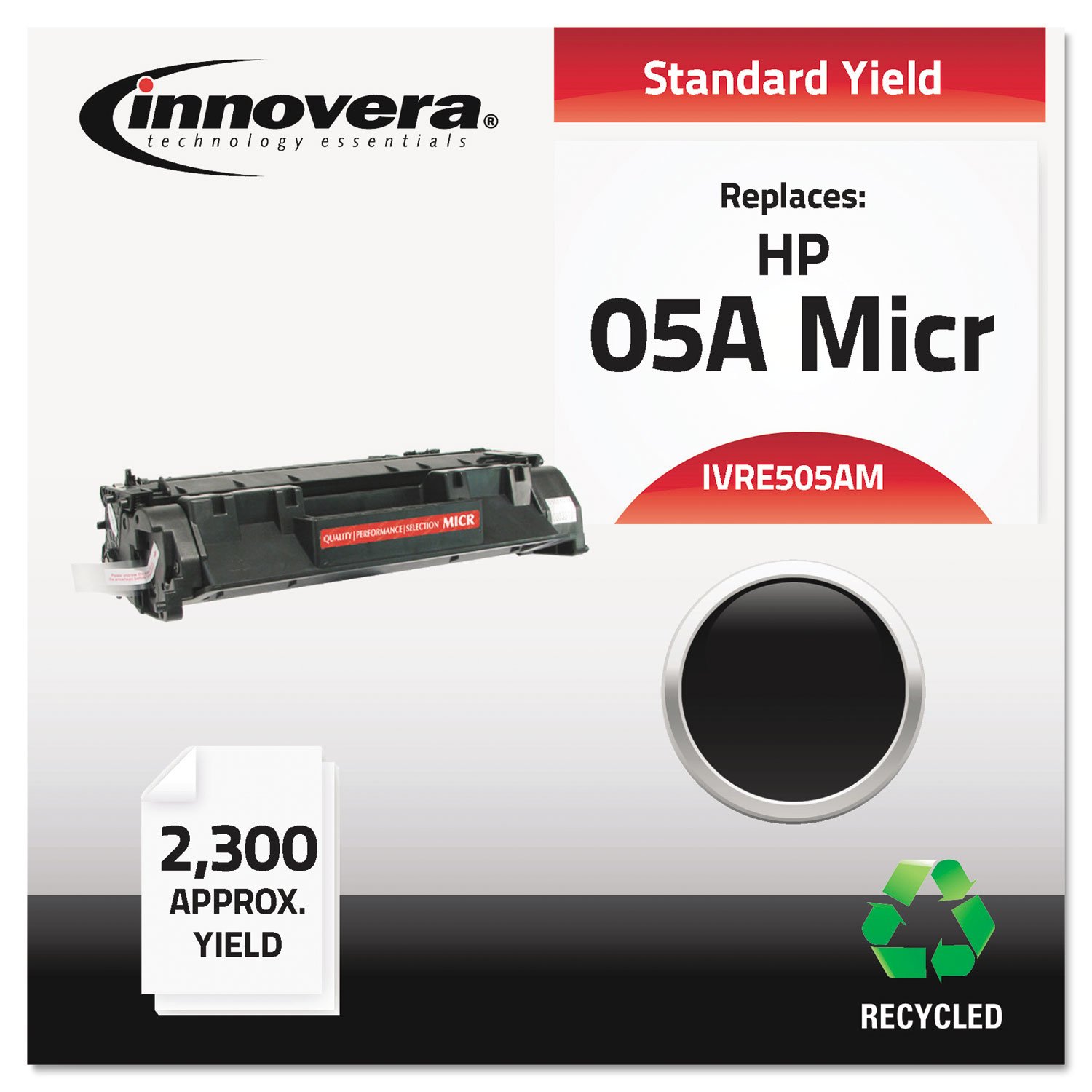 E505AM Compatible Remanufactured CE505A(M) (05) MICR Toner 2300 Yield Black (並行輸入品)