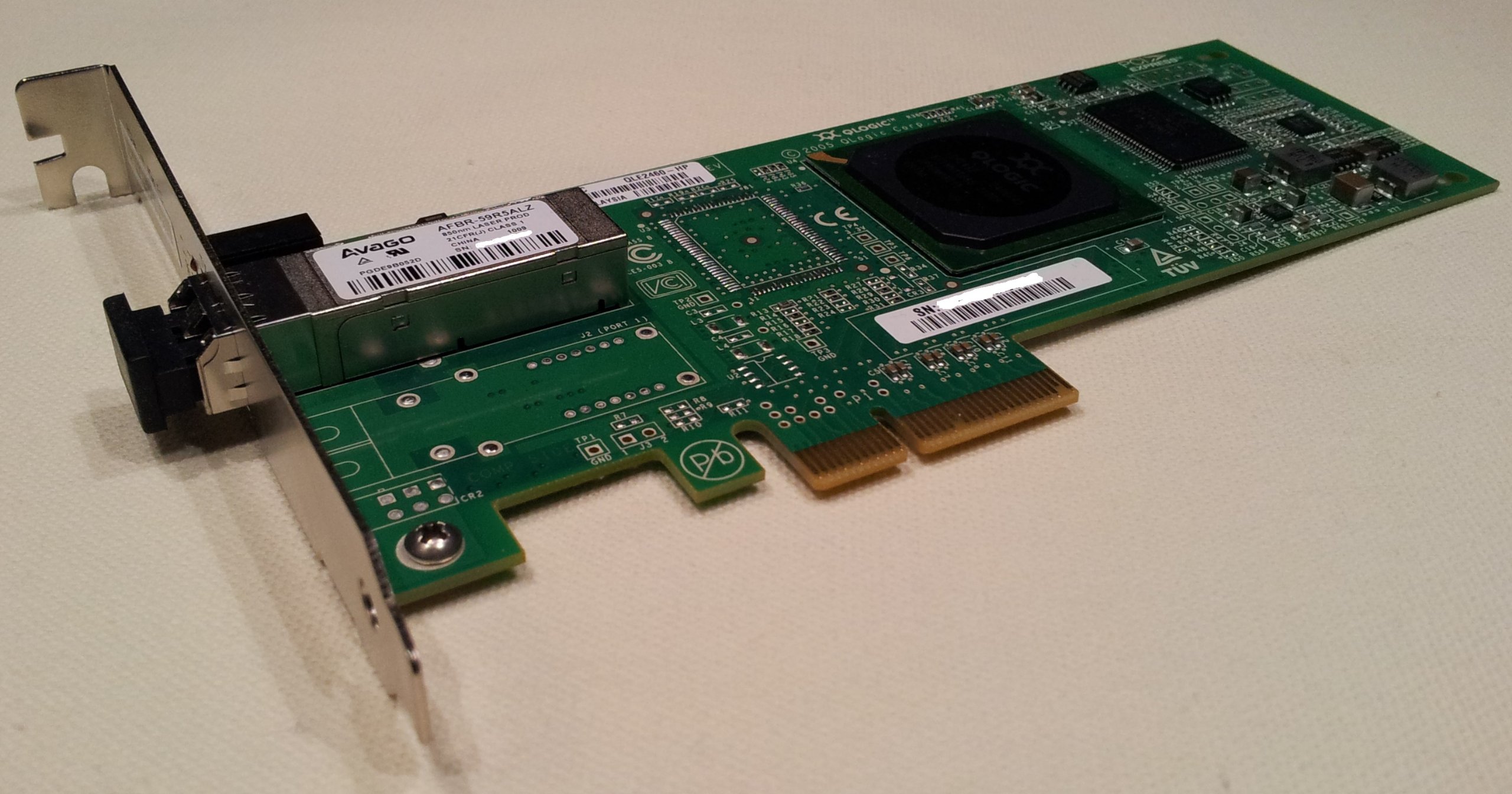HP HBA 4GB PCIe 2.0 TO FC SINGLE-PORT