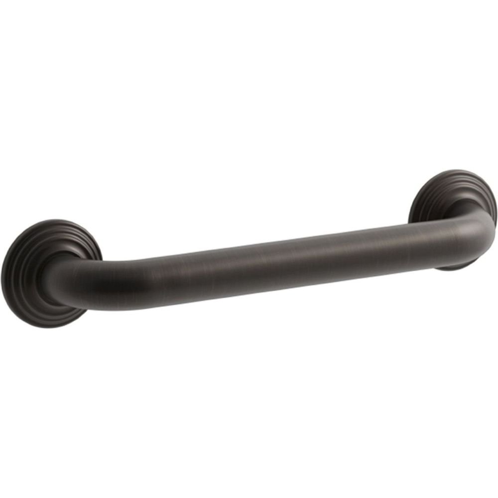 (Oil Rubbed Bronze (2BZ)) - KOHLER 10540-2BZ Traditional 30cm ADA Compliant Grab Bar Oil-Rubbed Bro
